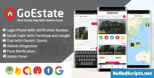 Nulled Script - GoEstate - Real Estate App With Admin Panel