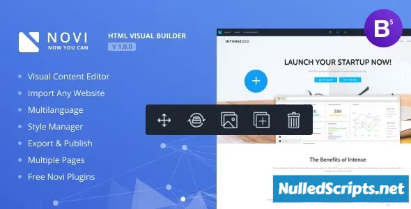 Nulled Script - Novi - HTML Page Builder & Visual Content Editor v0.9.5