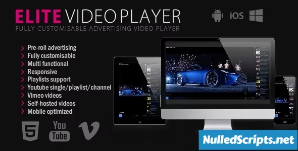 Nulled Script - Elite Video Player