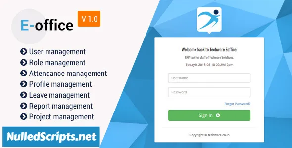 Nulled Script - Office Attendence Management Software Solution