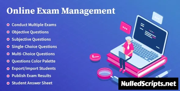 Nulled Script - Online Exam Management - Education & Results Management ...