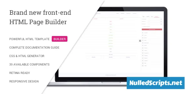 Nulled Script - VSBuilder - Pure HTML and CSS Page Builder