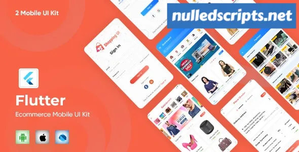 Nulled Script - E-Commerce UI Template in Flutter v1.1