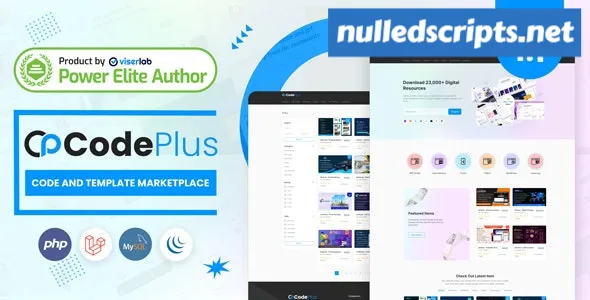 Nulled Script - CodePlus v1.1 - Code And Template Marketplace - nulled