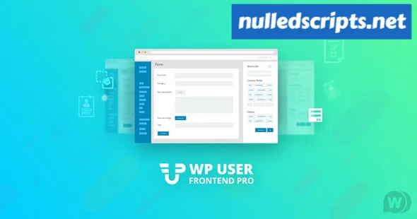 Nulled Script - WP User Frontend Pro Business - Ultimate Frontend Solution For WordPress - v4.0.12