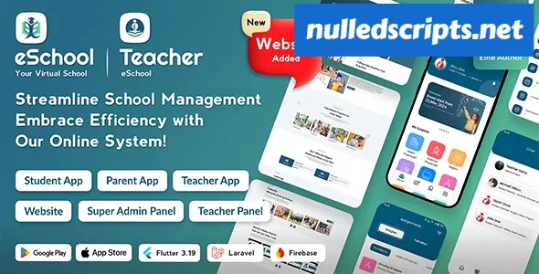 eSchool v2.0.1 - Virtual School Management System Flutter App with Laravel Admin Panel - nulled ...